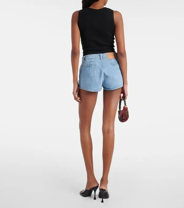 Magda Butrym High-rise Denim Shorts