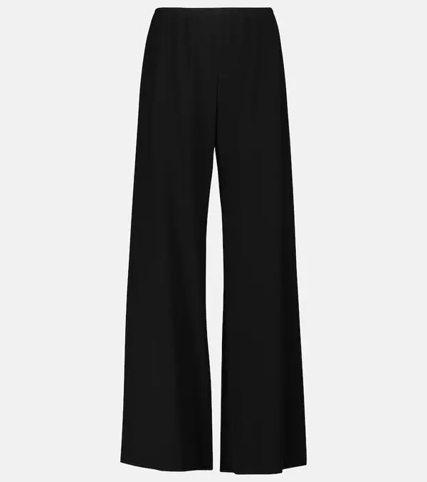 THE ROW Gala High-rise Wide-leg Cady Trousers