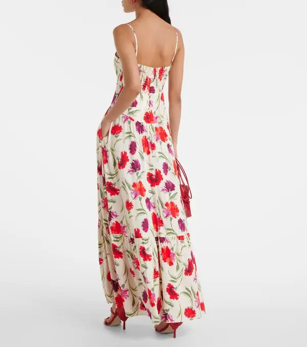 Diane Von Furstenberg Etta Floral Maxi Dress