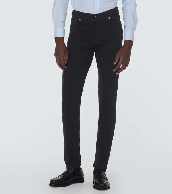 Kiton Mid-rise Straight Jeans