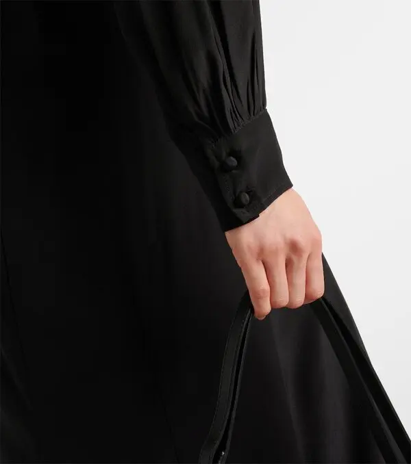 Isabel Marant Étoile Hanane Ruffled Silk Maxi Dress