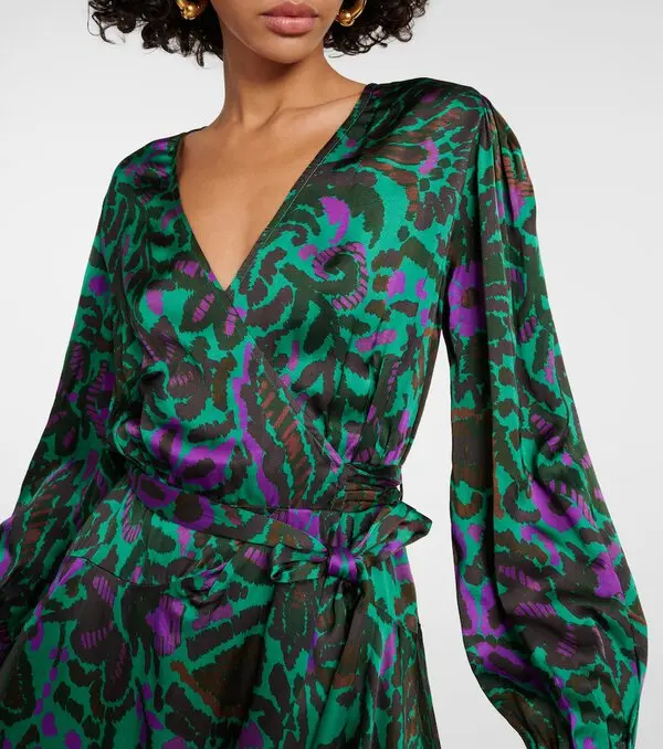 Velvet By Graham & Spencer Bridget Printed Satin Minidress