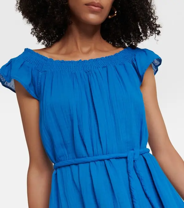 Velvet By Graham & Spencer Justine Cotton Midi Dress