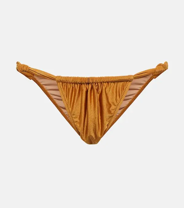 BANANHOT Rose Bikini Bottom - Gold