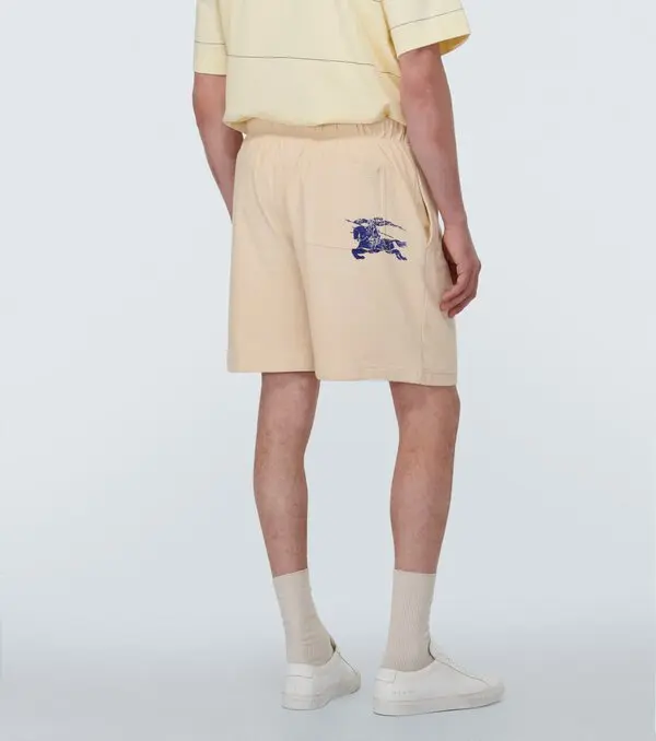 Burberry Logo Cotton Shorts