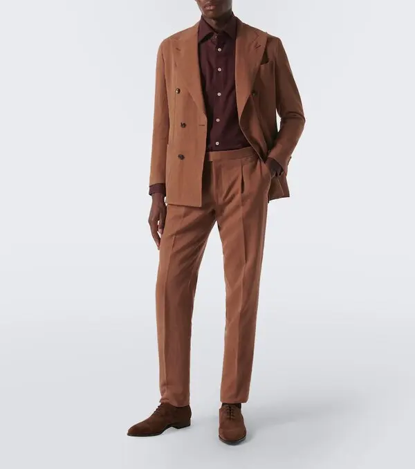 John Lobb City Ii Suede Derby Shoes