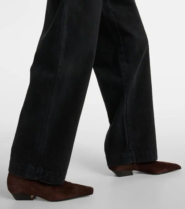 Khaite Hewitt High-rise Straight Jeans