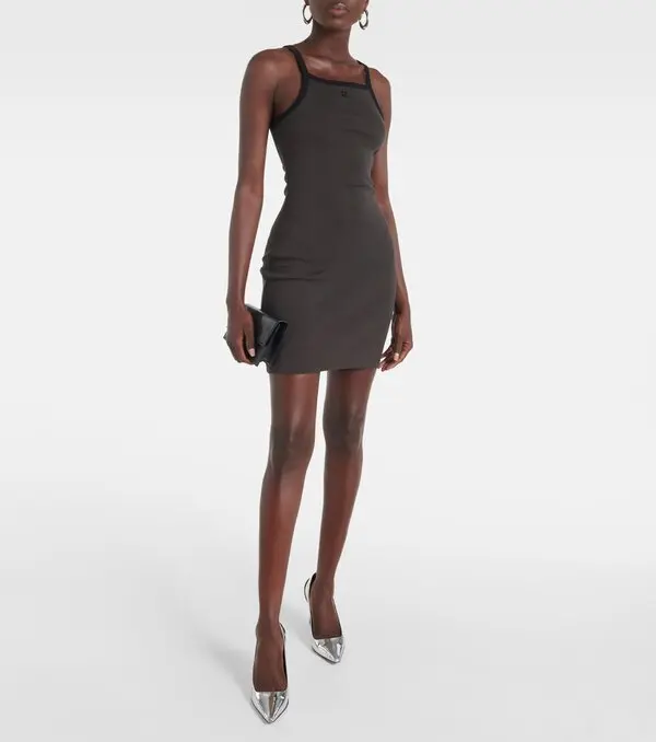 COURREGES Cotton Minidress - Multicoloured