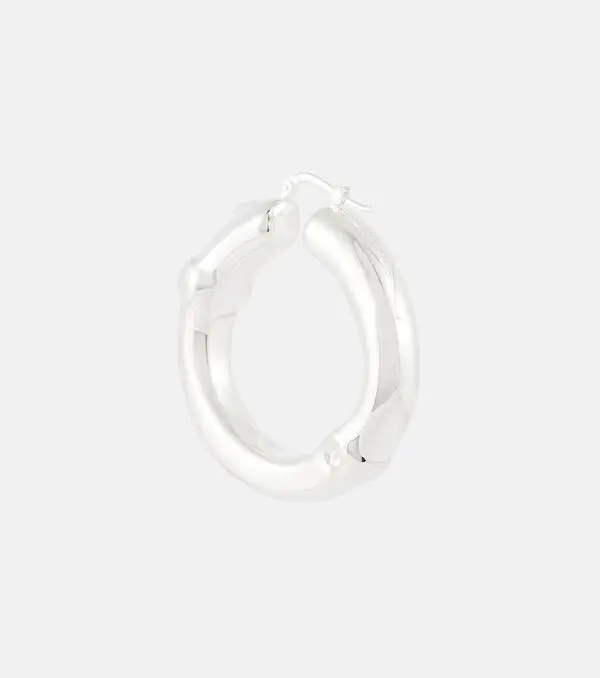 JIL SANDER Small Bamboo Hoop Earrings