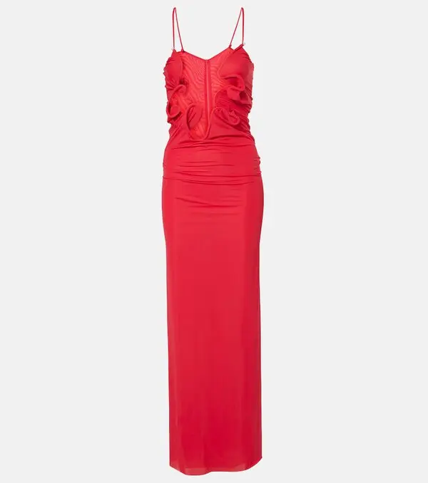 Christopher Esber Molded Venus Maxi Dress - Red