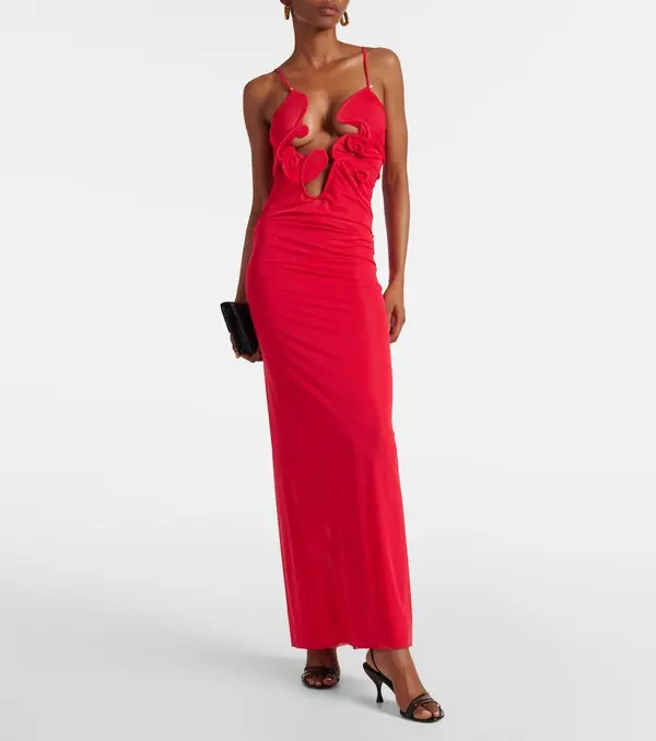 Christopher Esber Molded Venus Maxi Dress - Red
