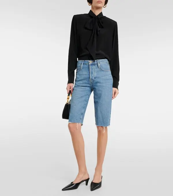 FRAME The Cycling Denim Shorts
