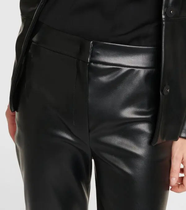 Max Mara Sublime Cropped Flared Trousers - Black