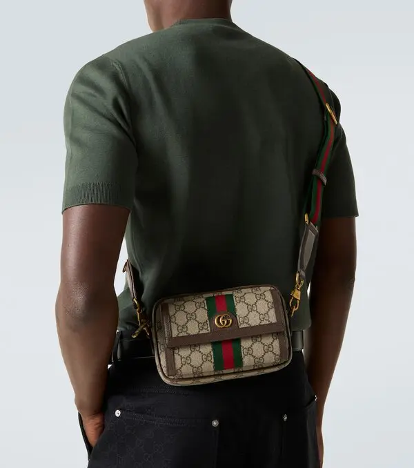 Gucci Ophidia Mini Gg Supreme Canvas Bag