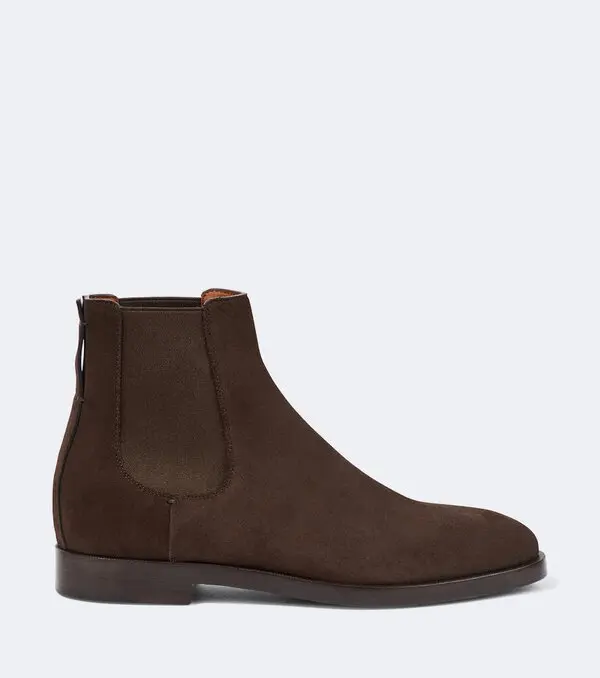 Zegna Suede Chelsea Boots