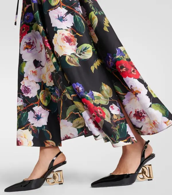 Dolce & Gabbana Floral Silk Shirt Dress