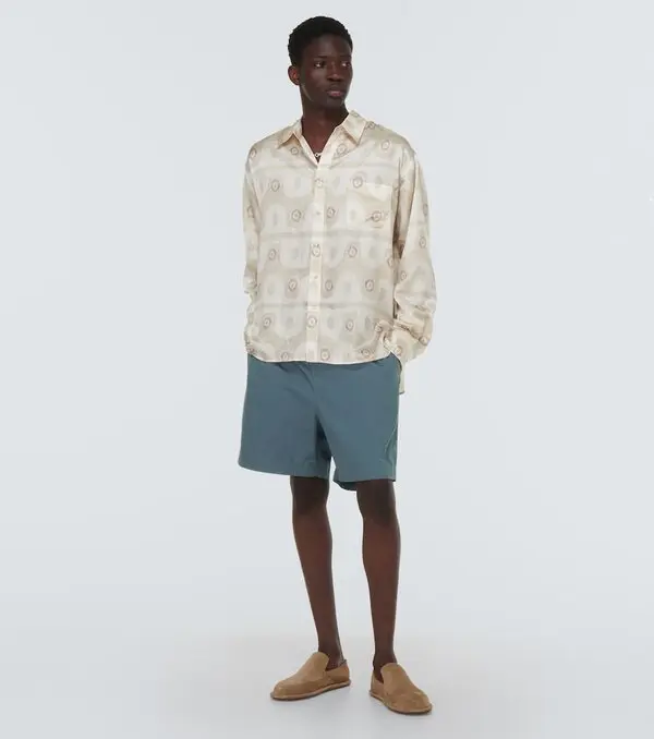 Commas Name Cotton Shorts