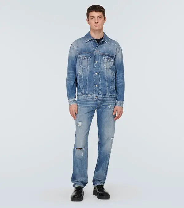 Dolce & Gabbana Distressed Denim Jacket