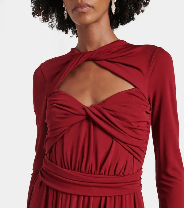 Giambattista Valli Jersey Gown With Cut-out Detail