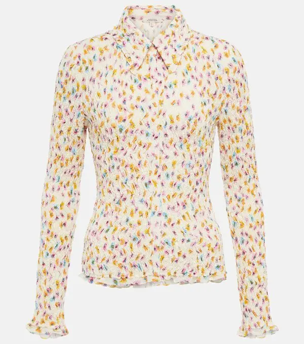 Dorothee Schumacher Floral Print Pleated Shirt - Multicoloured