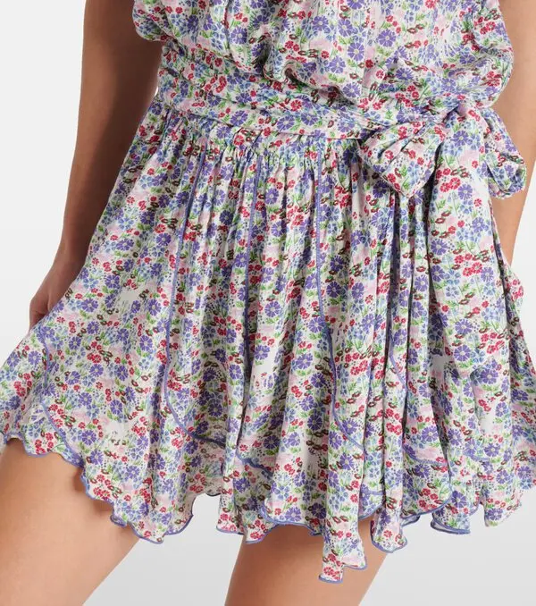 Poupette St Barth Bianca Floral Mini Dress