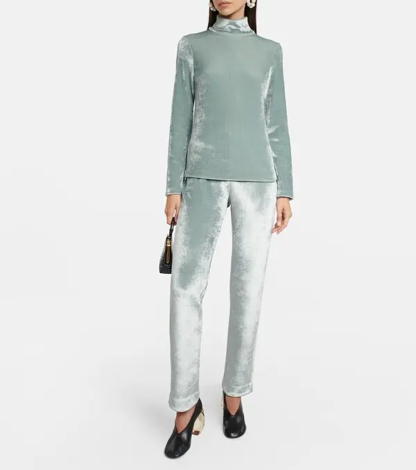 JIL SANDER Straight-leg Wool-blend Trousers