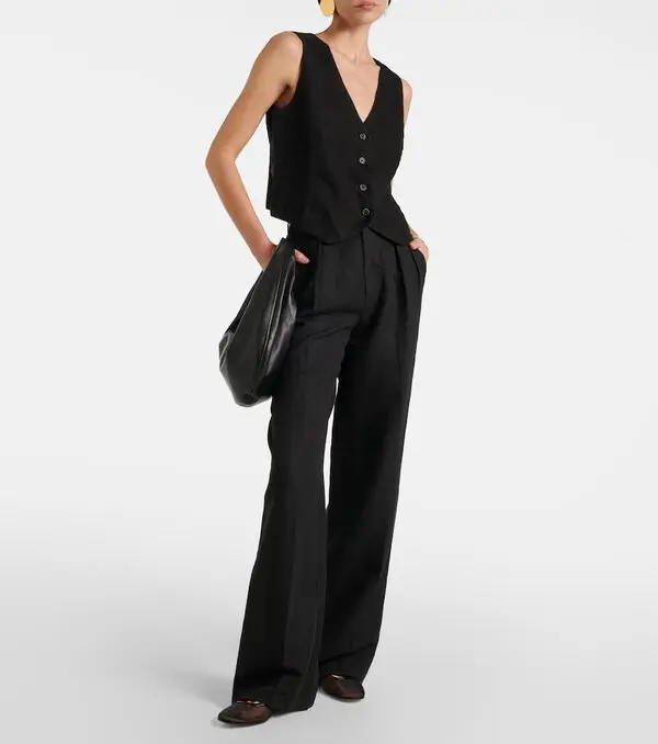 Velvet By Graham & Spencer Mylie Linen Vest