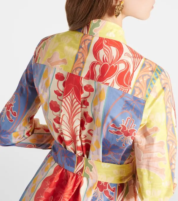 Etro Printed Cotton-blend Shirt Dress
