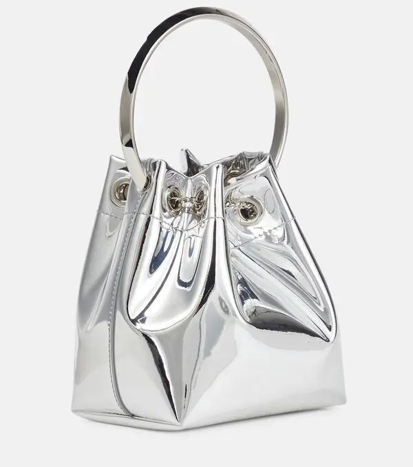 JIMMY CHOO Bon Bon Bucket Bag - Silver