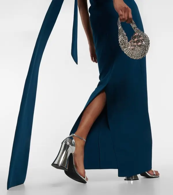 Safiyaa Embellished Crepe Gown