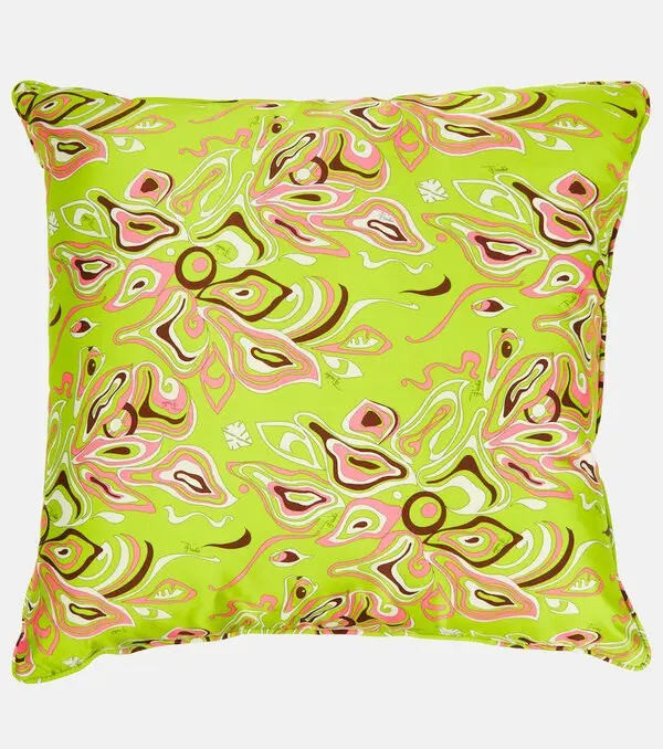 Emilio Pucci Printed Cotton Cushion