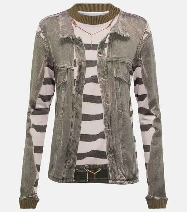 Y/project Printed Long Sleeve Top