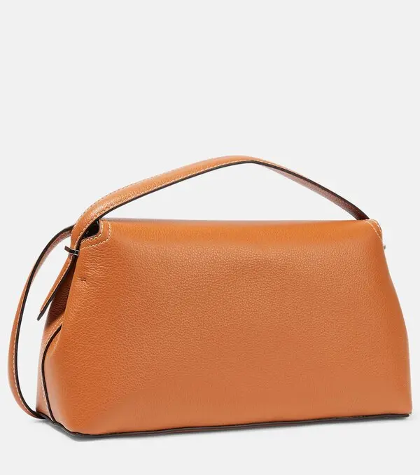 TOTEME T-lock Medium Leather Tote Bag