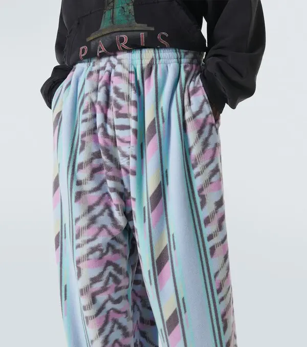 Balenciaga Printed Fleece Sweatpants