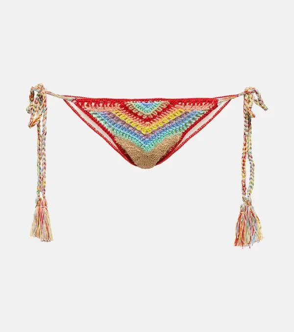 Anna Kosturova Crochet Bikini Bottoms - Multicoloured