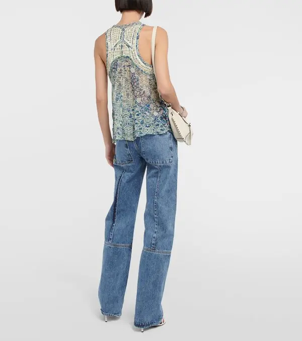 Isabel Marant Étoile Printed Silk Chiffon Top