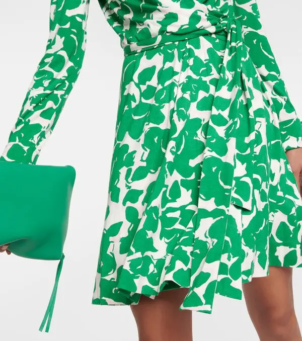 Diane Von Furstenberg Didi Floral Wrap Mini Dress