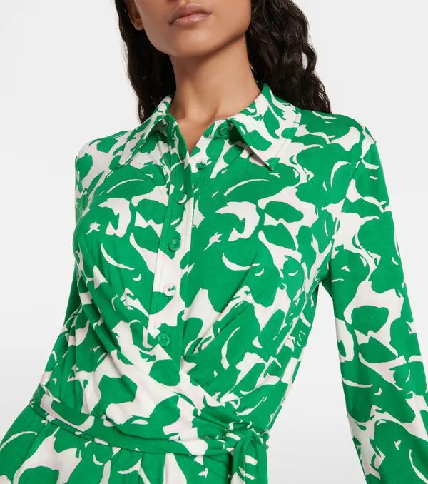 Diane Von Furstenberg Didi Floral Wrap Mini Dress