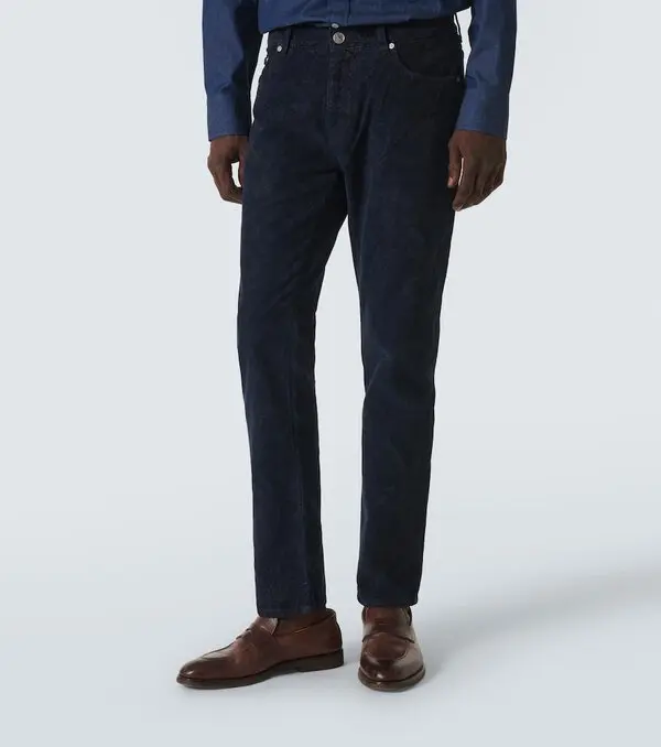 Etro Printed Straight Leg Jeans