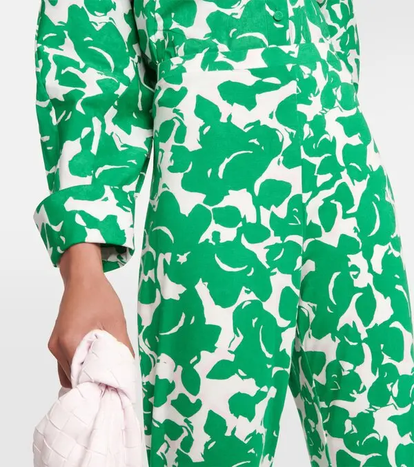 Diane Von Furstenberg Brooklyn Printed Flared Pants