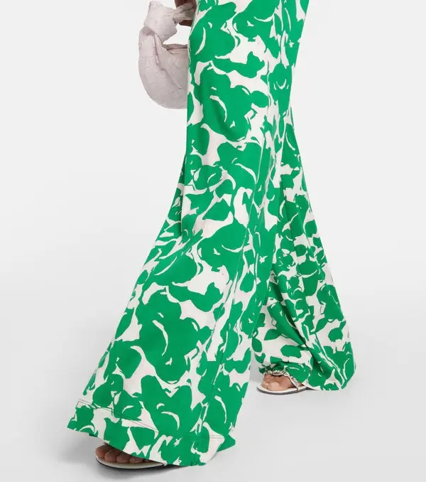 Diane Von Furstenberg Brooklyn Printed Flared Pants