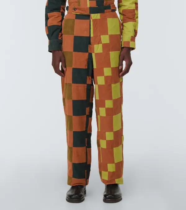 BODE Patchwork Corduroy Pants