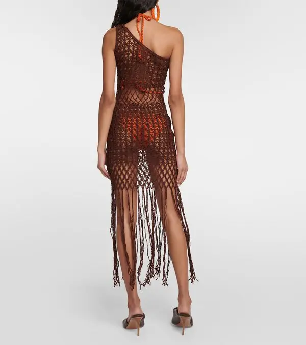 Anna Kosturova Crochet Minidress