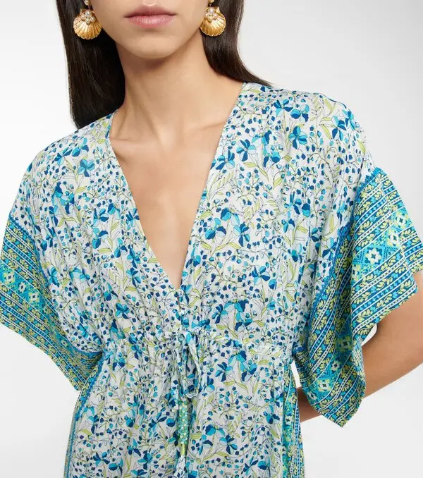 Poupette St Barth Floral Print Maxi Dress