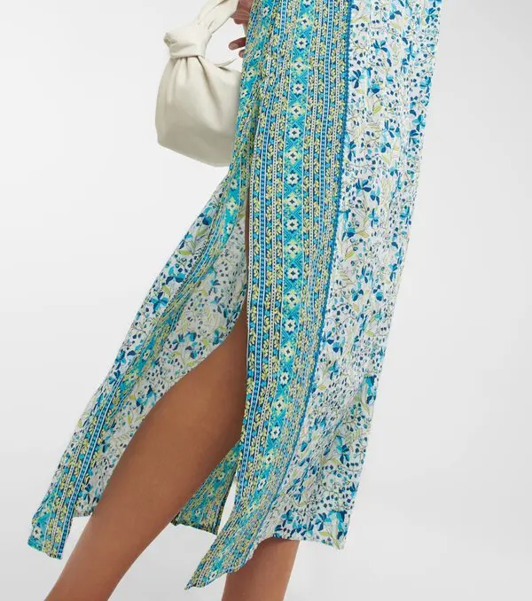 Poupette St Barth Floral Print Maxi Dress