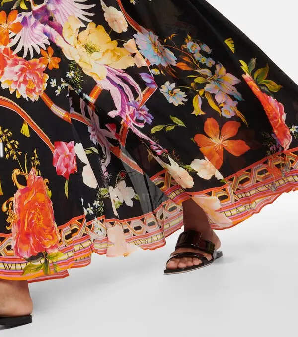 Camilla Embellished Silk Maxi Dress