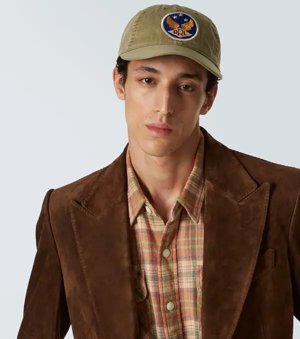 Ralph Lauren Embroidered Cotton Baseball Cap - Green