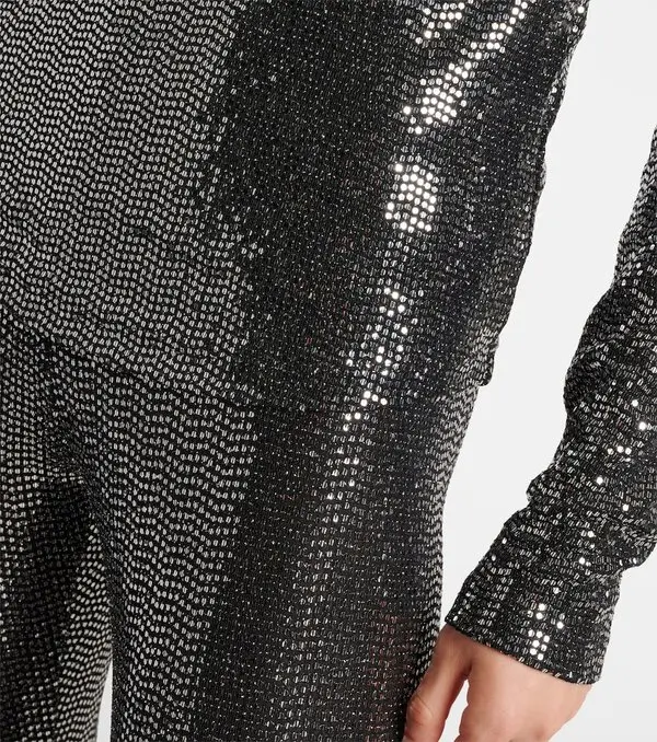 Isabel Marant Étoile Sequined High Neck Top