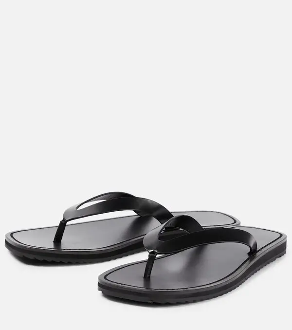 THE ROW City Leather Thong Sandals