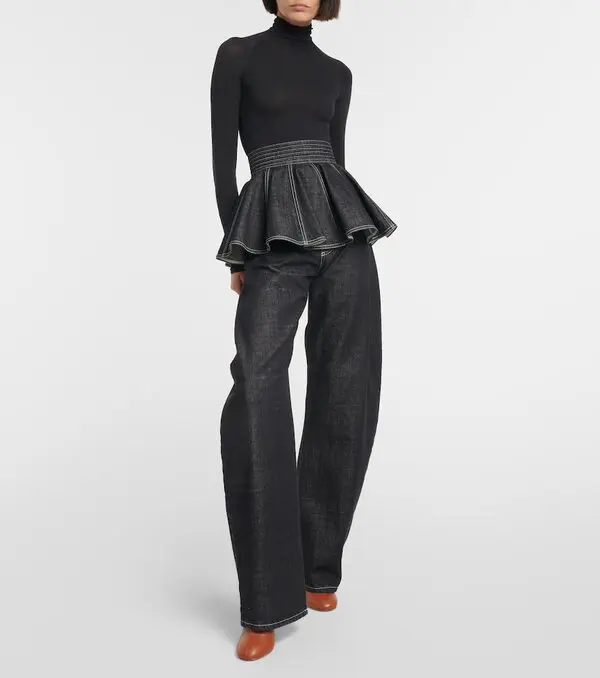 Alaïa Leather Knee-high Boots